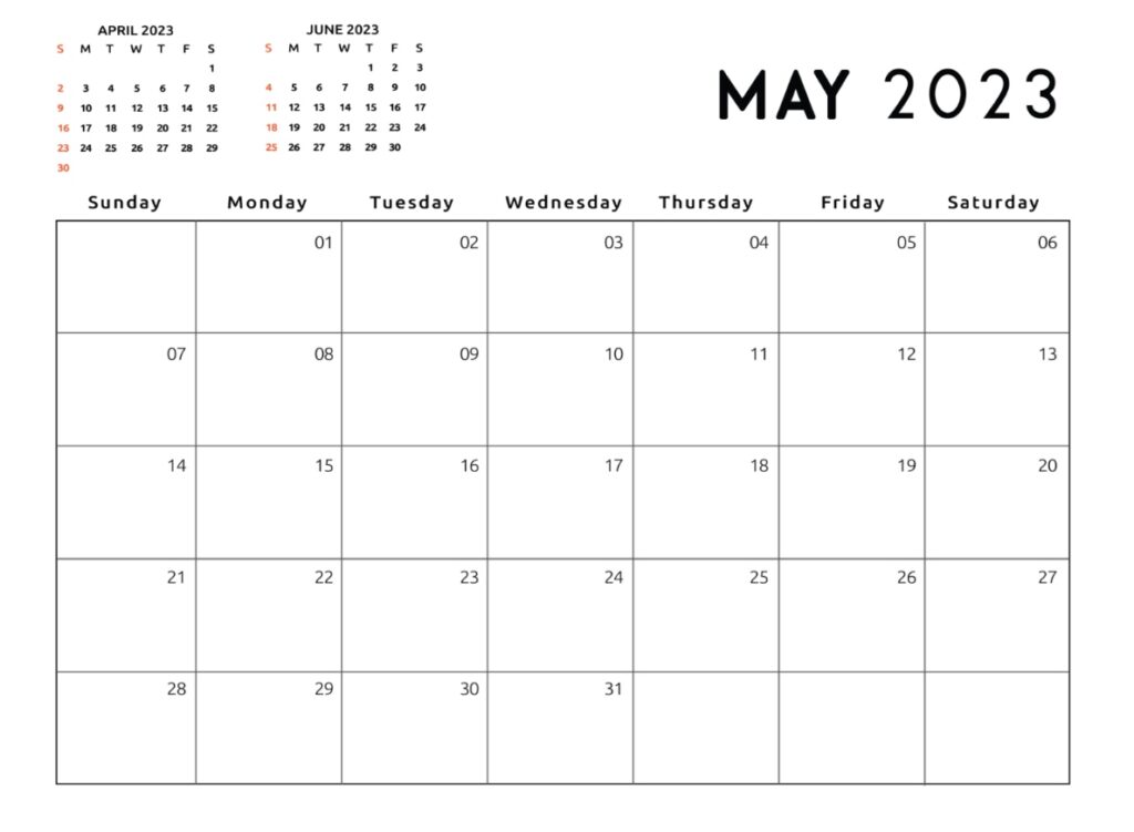 Free Printable May 2023 Calendars: Save It and Print It Whenever You ...