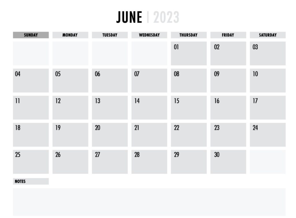 Free Printable June 2023 Calendars: Save It and Print It Whenever You ...