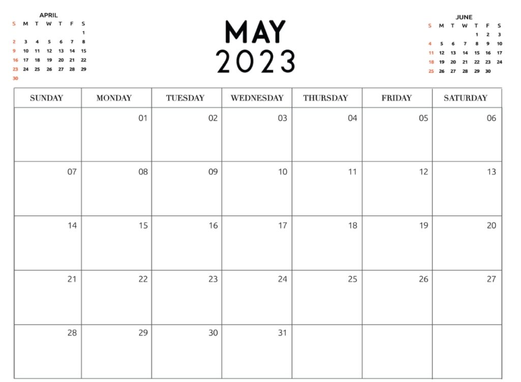 Free Printable May 2023 Calendars: Save It and Print It Whenever You ...