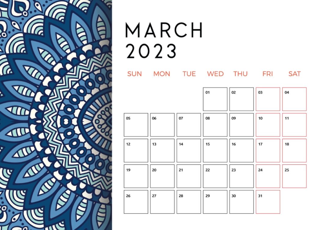 Free Printable March 2023 Calendars: Save It and Print It Whenever You ...