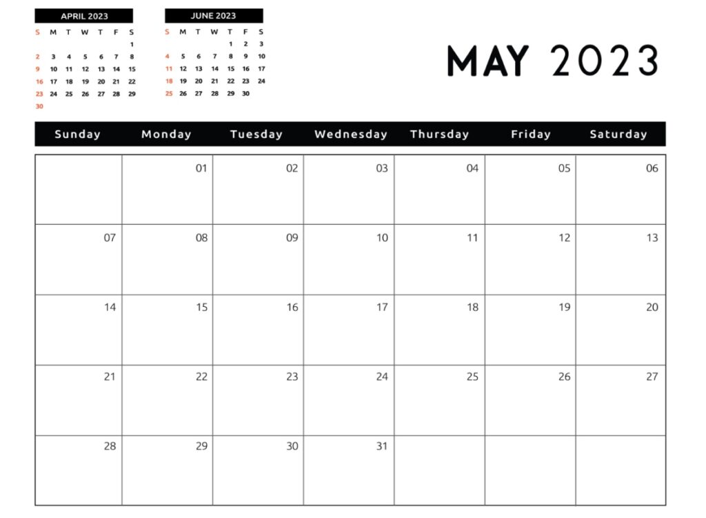 Free Printable May 2023 Calendars: Save It and Print It Whenever You ...